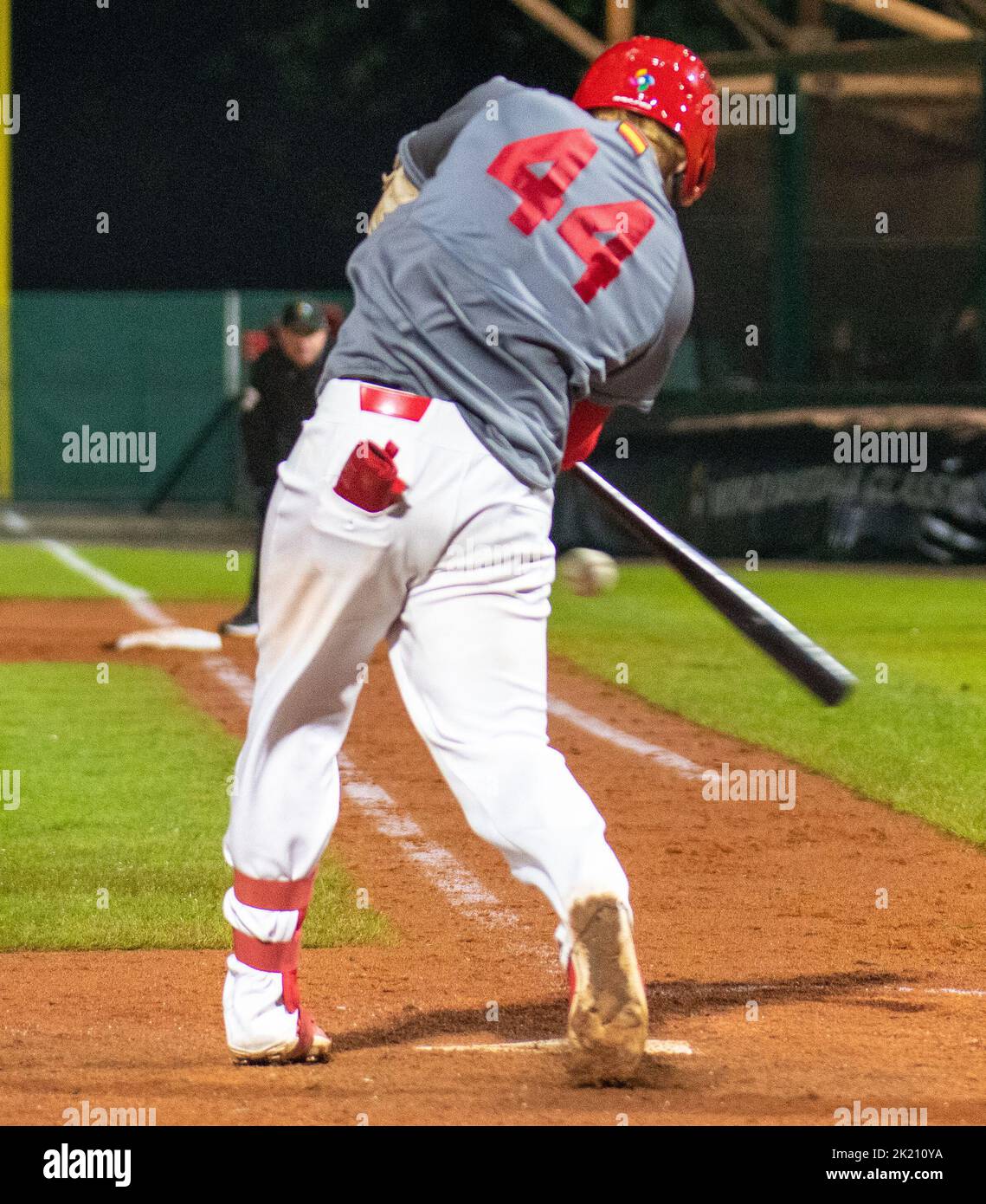 Regensburg, Bavaria, Germany. 21st Sep, 2022. Spain batter JUSTIN ...