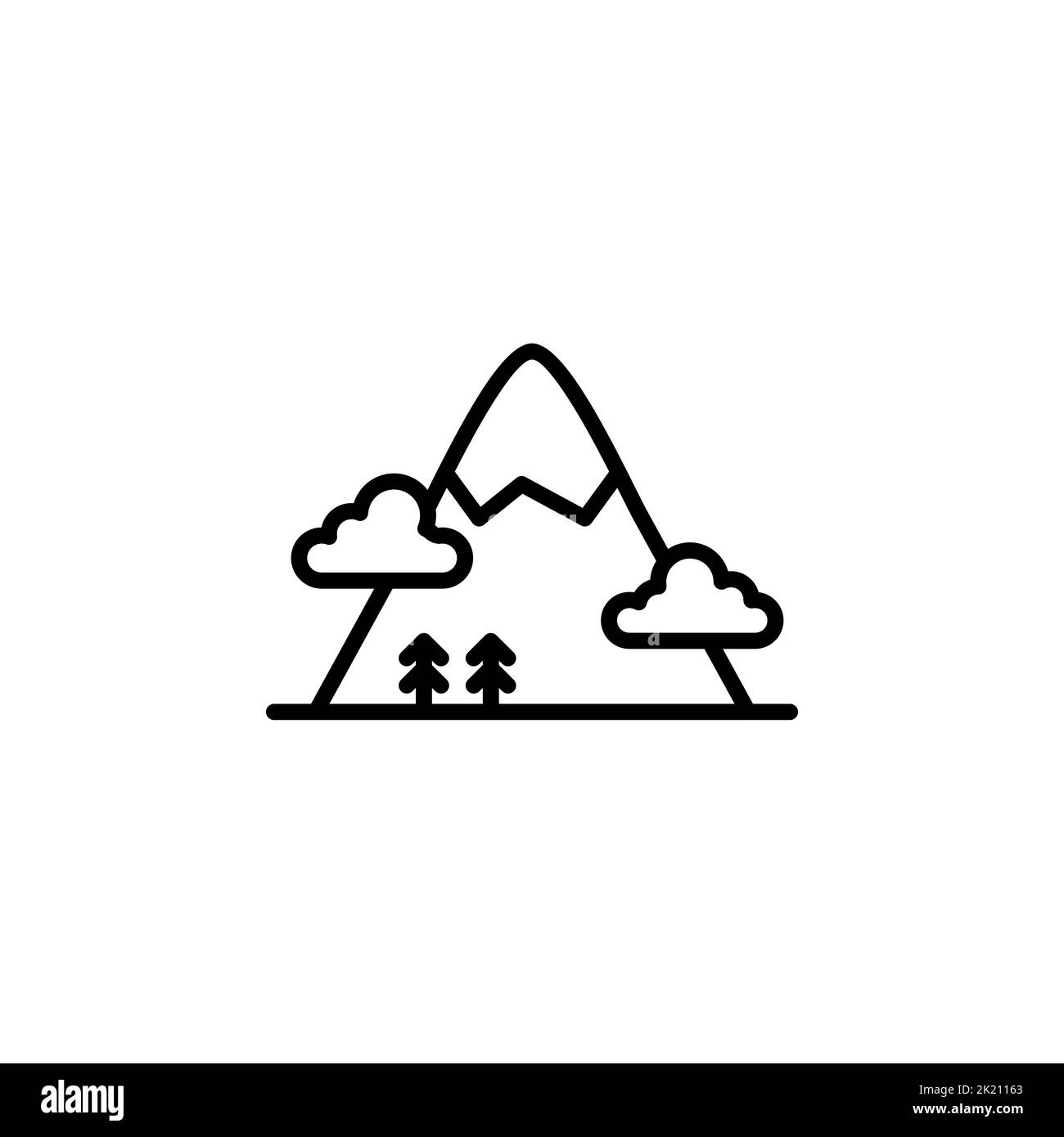 Mountain, Hill, Mount, Peak Stock Vector Image & Art - Alamy