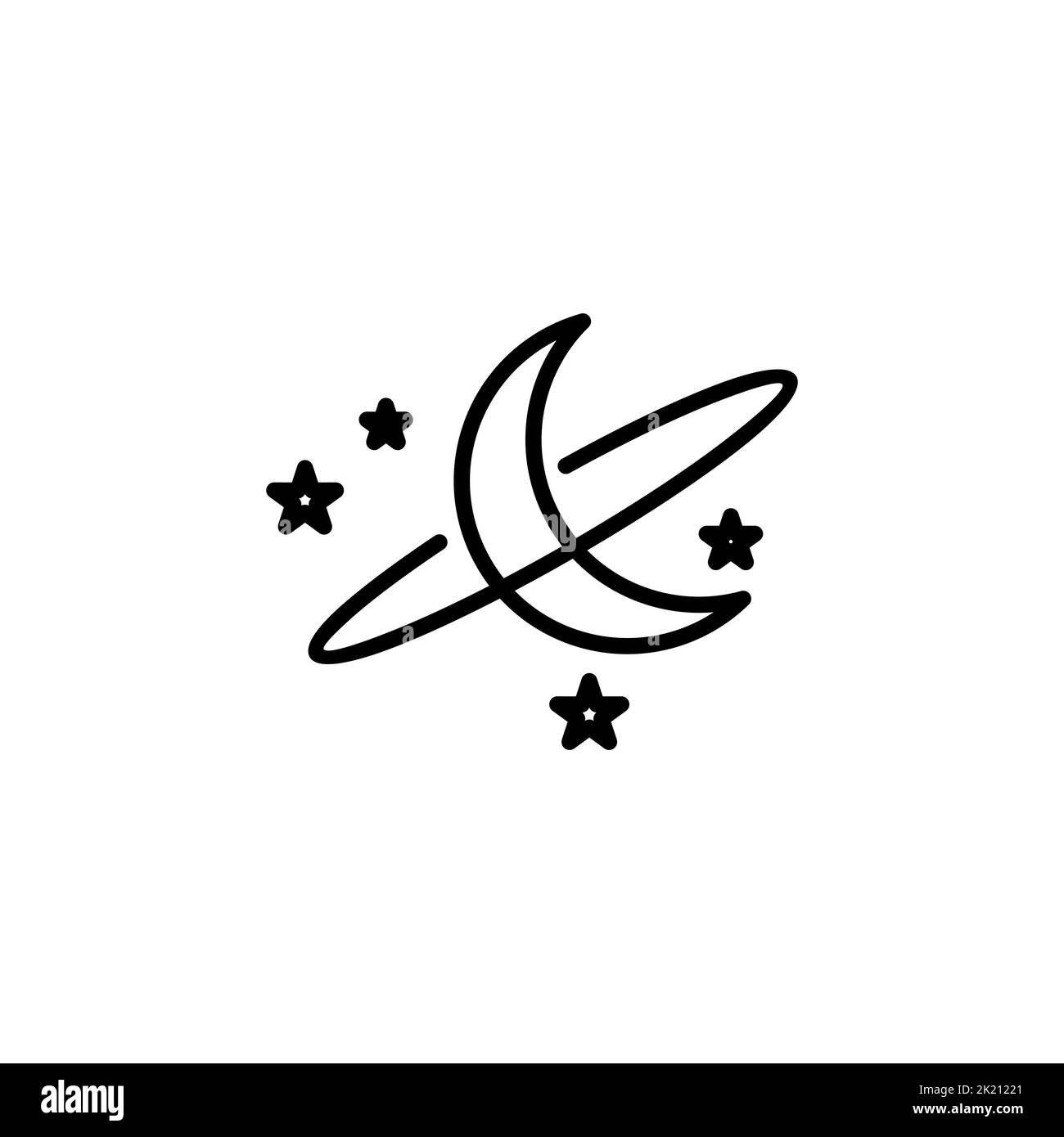 Midnight sun vector vectors Cut Out Stock Images & Pictures - Alamy