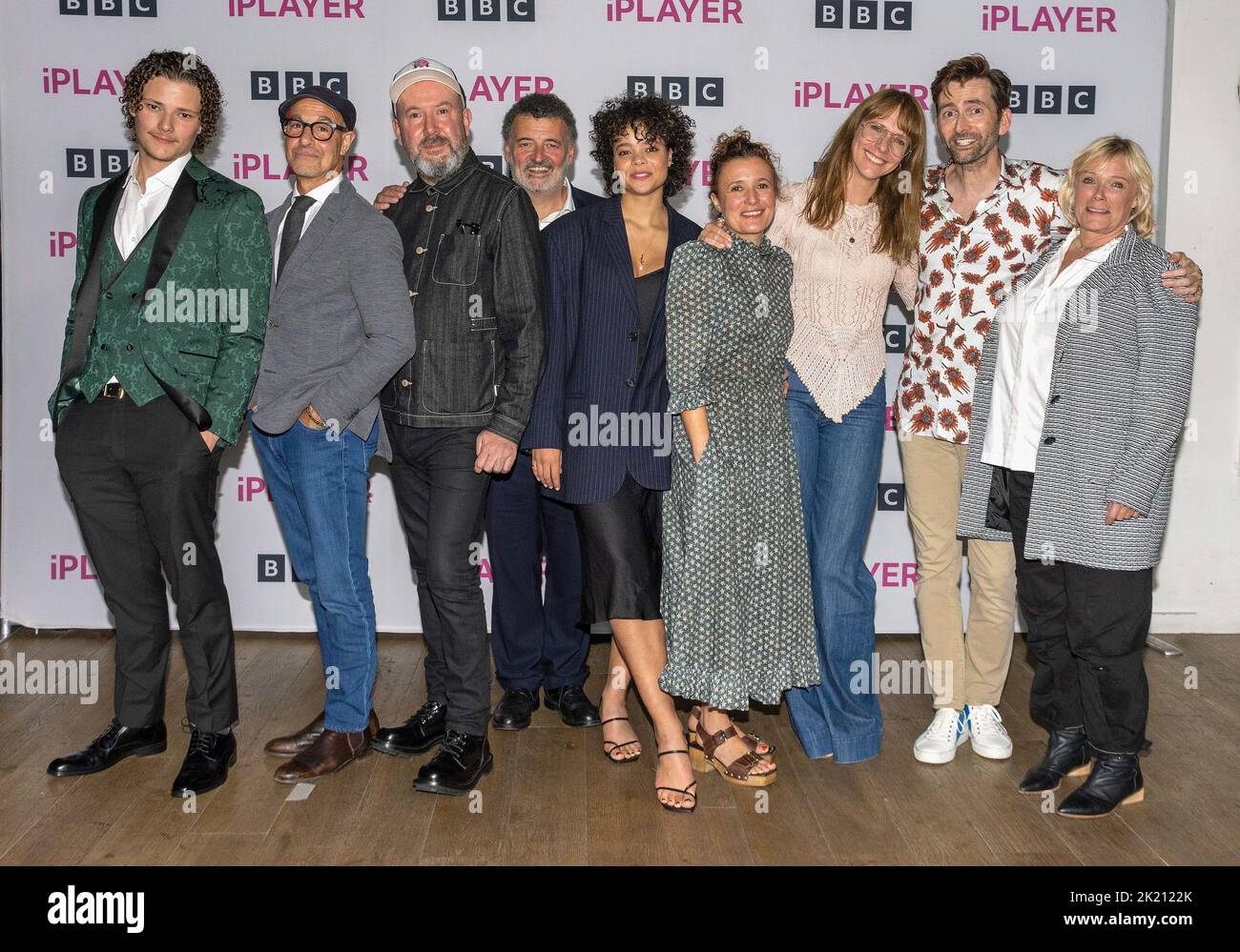 (left to right) Louis Oliver, Stanley Tucci, Paul McGuigan, Steven ...