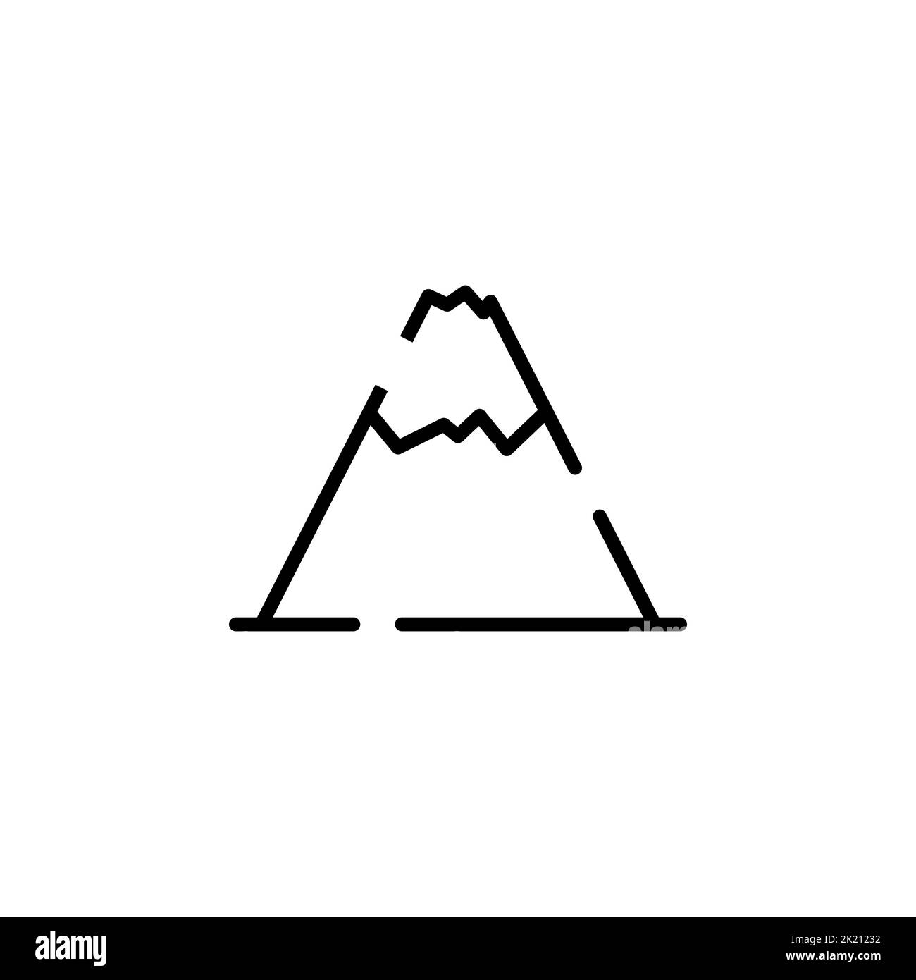 Mountain, Hill, Mount, Peak Stock Vector Image & Art - Alamy