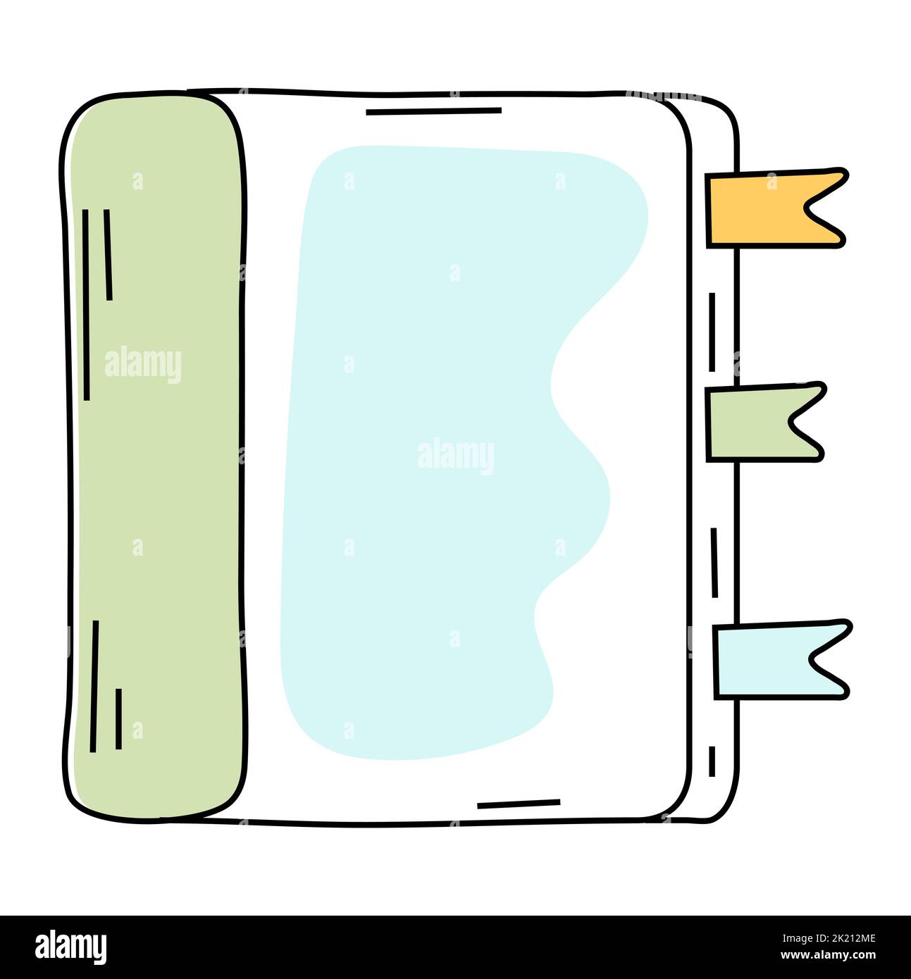 Paper empty sheet in doodle style. Sketch stikers vector illustration ...