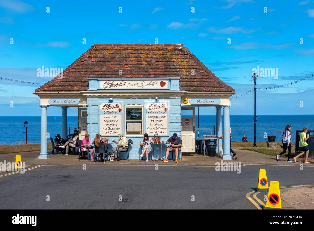 Clara's Coffee and Ice Cream Shop, Whitby, North Yorkshire, England, UK ...