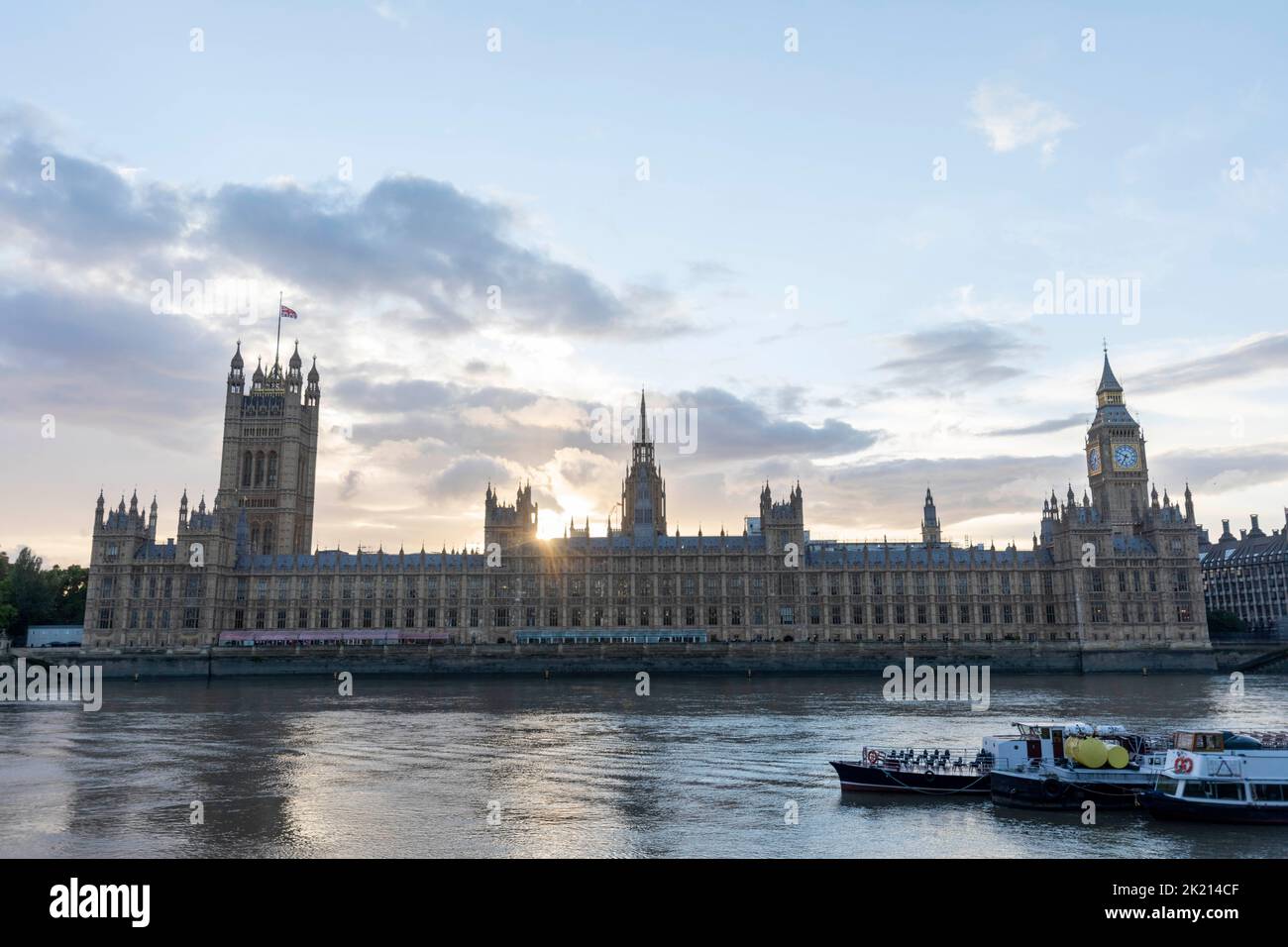 Union jack flag at Parliament is lowered to half-mast following an ...