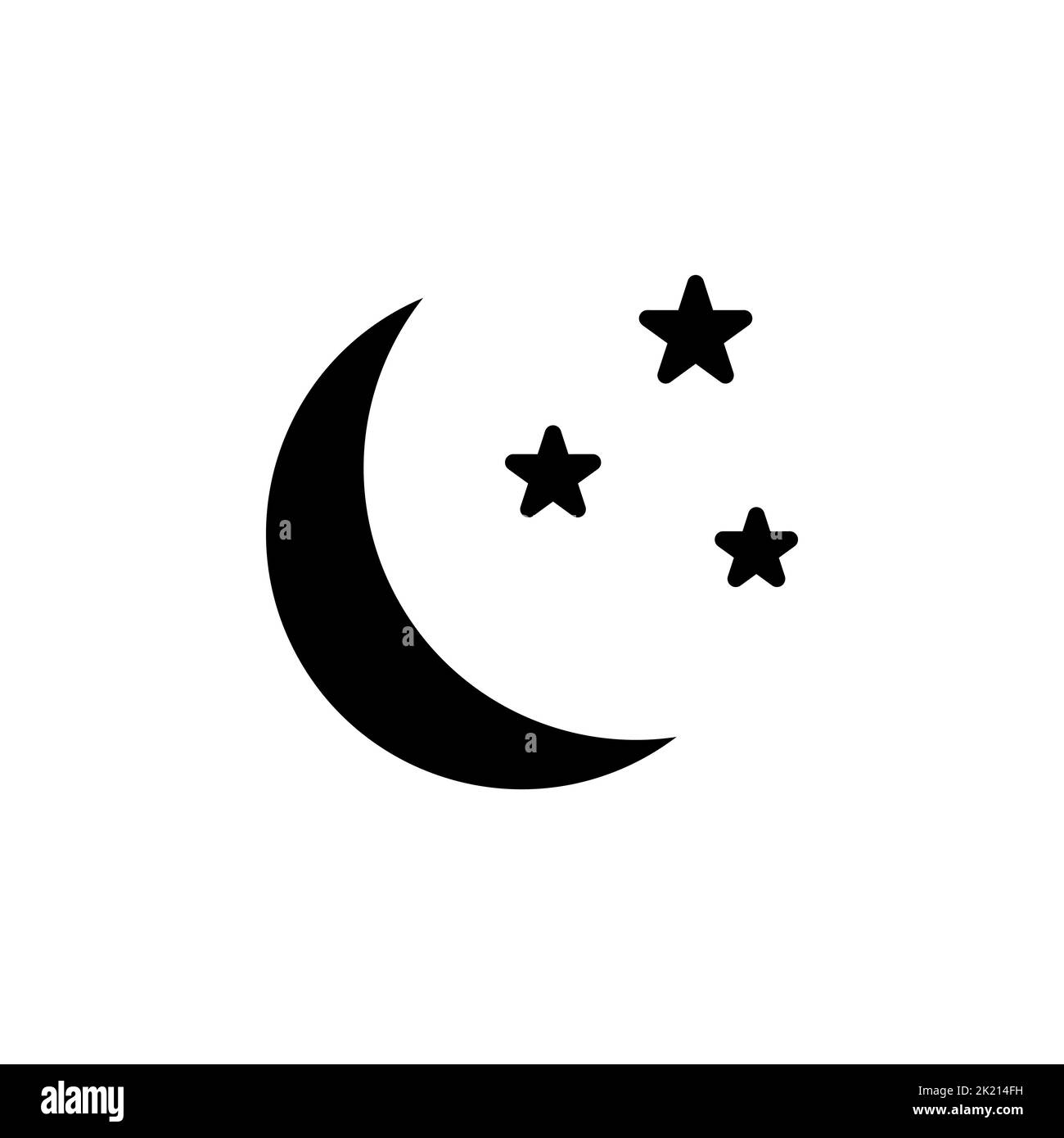 Night sky outline Black and White Stock Photos & Images - Alamy