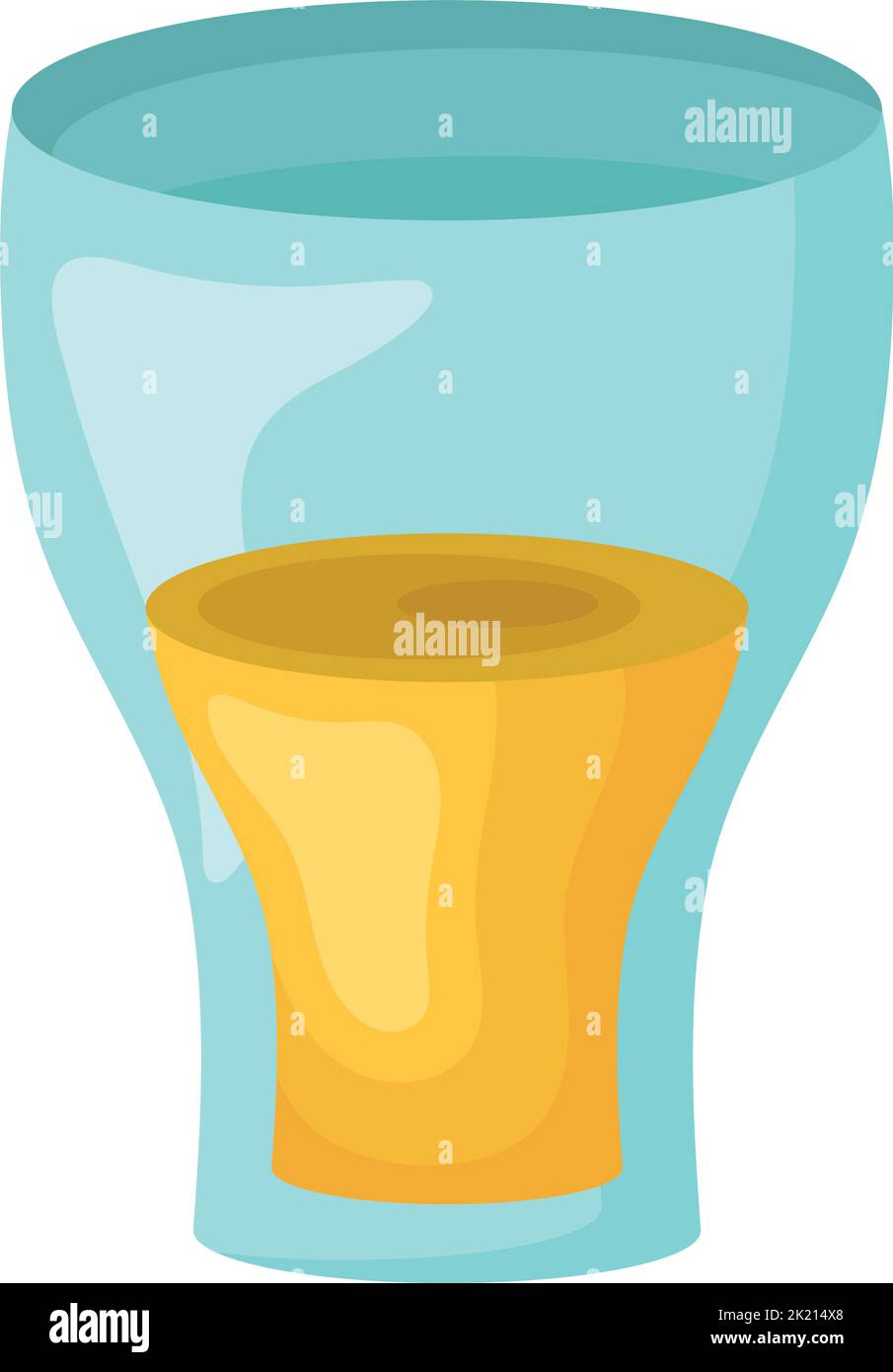 Engraved tequila shot glass Stock Vector Images - Alamy