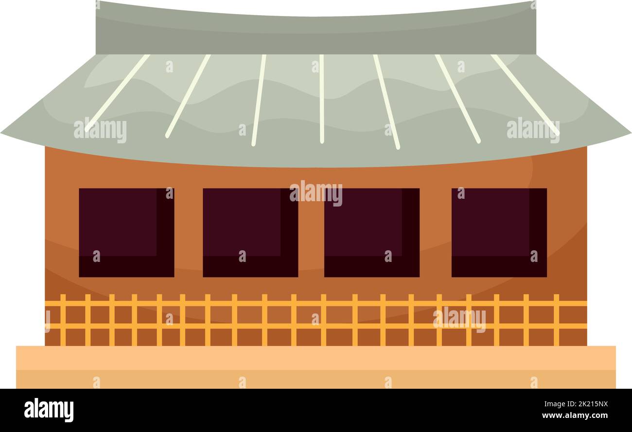 korea traditional house facade Stock Vector Image & Art - Alamy