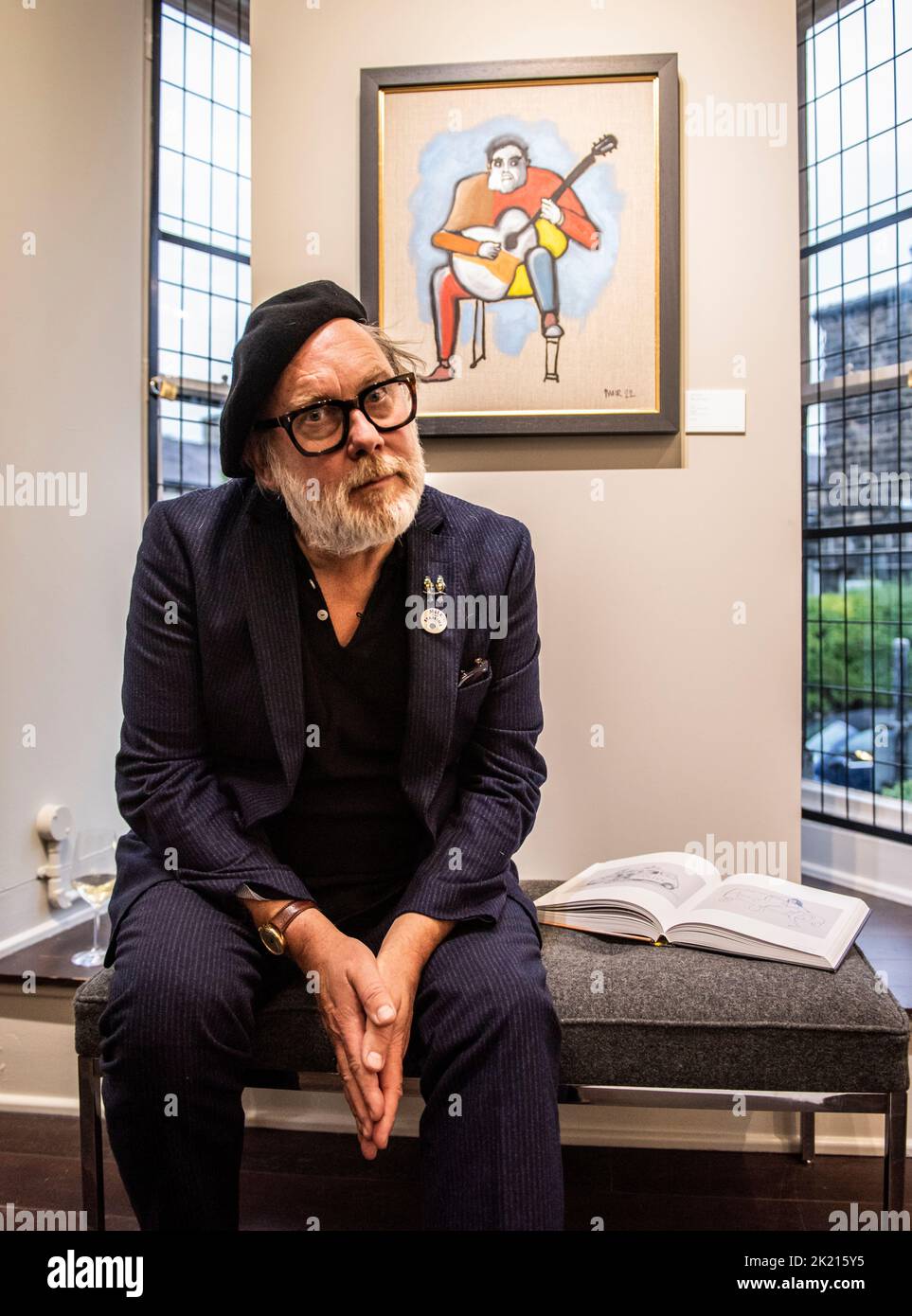 Harrogate, 21th September 2022. Jim Moir, aka Vic Reeves, posing with ...