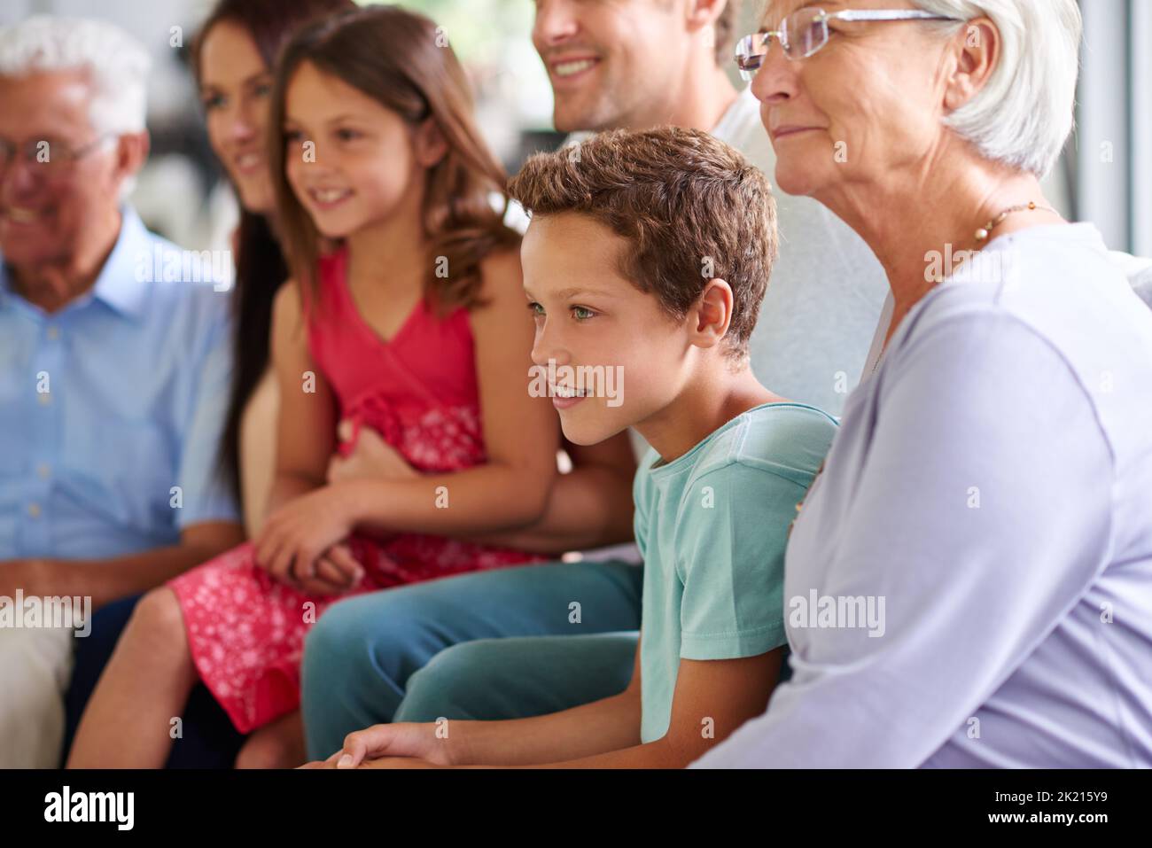 The house is full of family and love. a family enjoying a day together ...