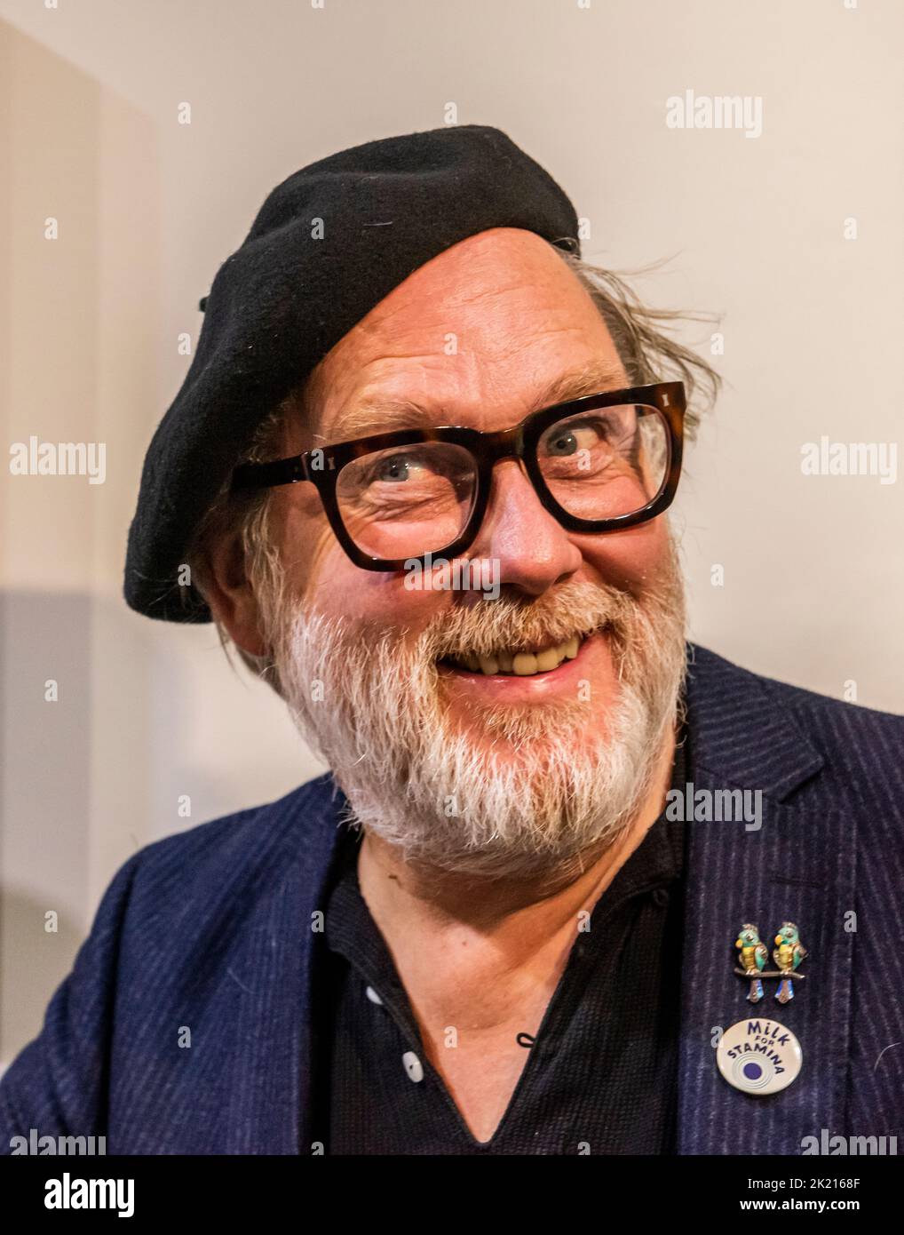 Harrogate, 21th September 2022. Jim Moir, aka Vic Reeves, posing with ...