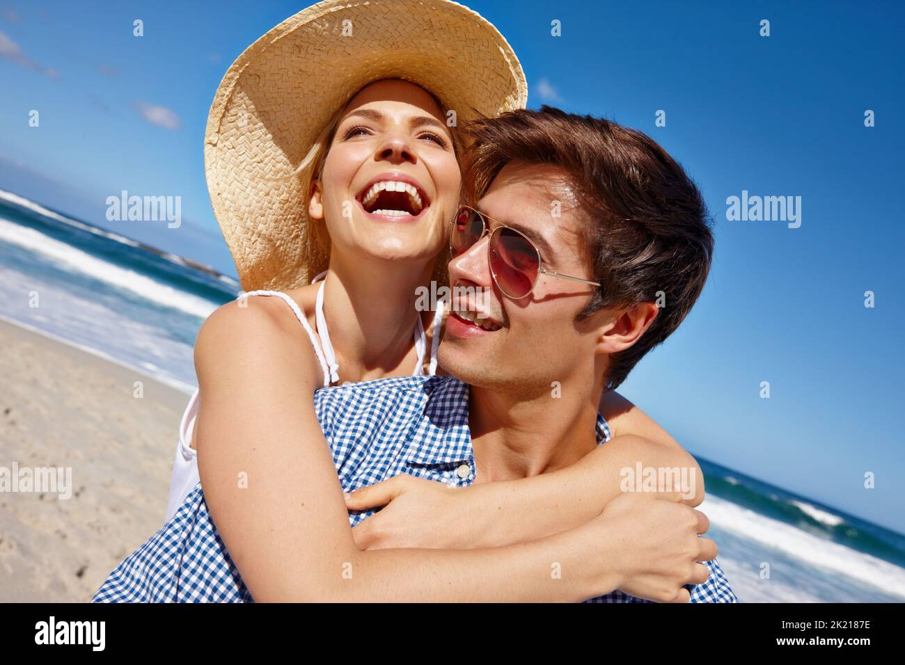 You Can Never Have Too Much Beach A Happy Young Couple Enjoying A Day