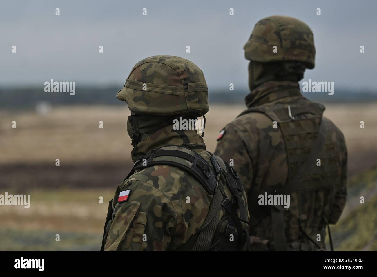 NOWA DEBA, POLAND. 21 September 2022. Soldiers from Poland, the USA and ...