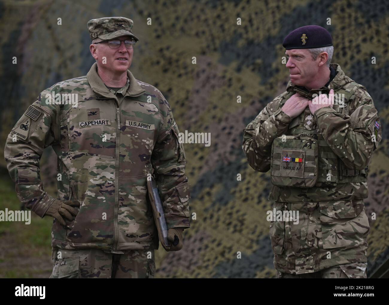 NOWA DEBA, POLAND. 21 September 2022. U.S. Army Col. Stephen Capehart ...