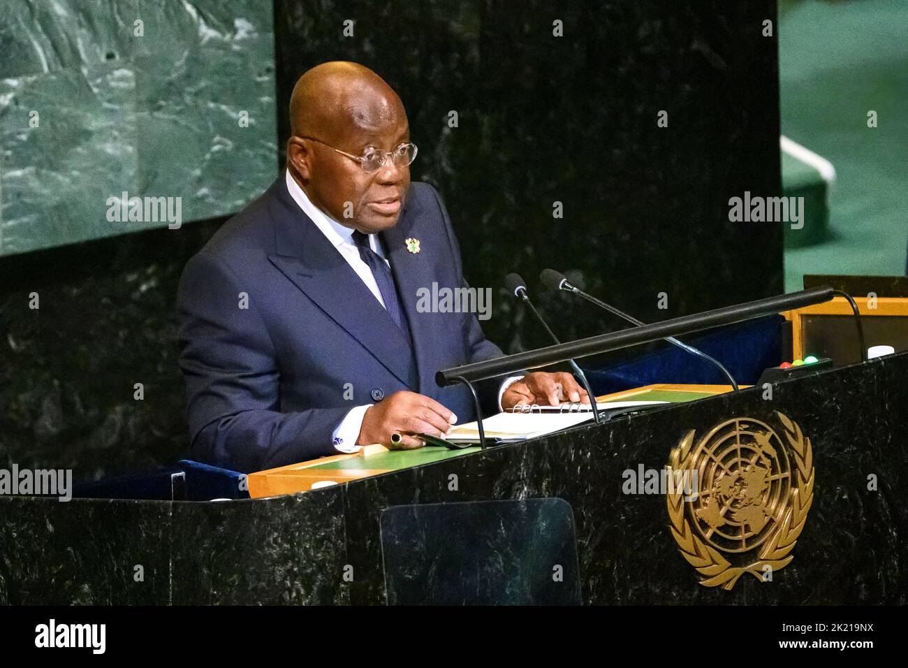 New York, USA. 21st Sep, 2022. Nana Addo Dankwa Akufo-Addo, President ...