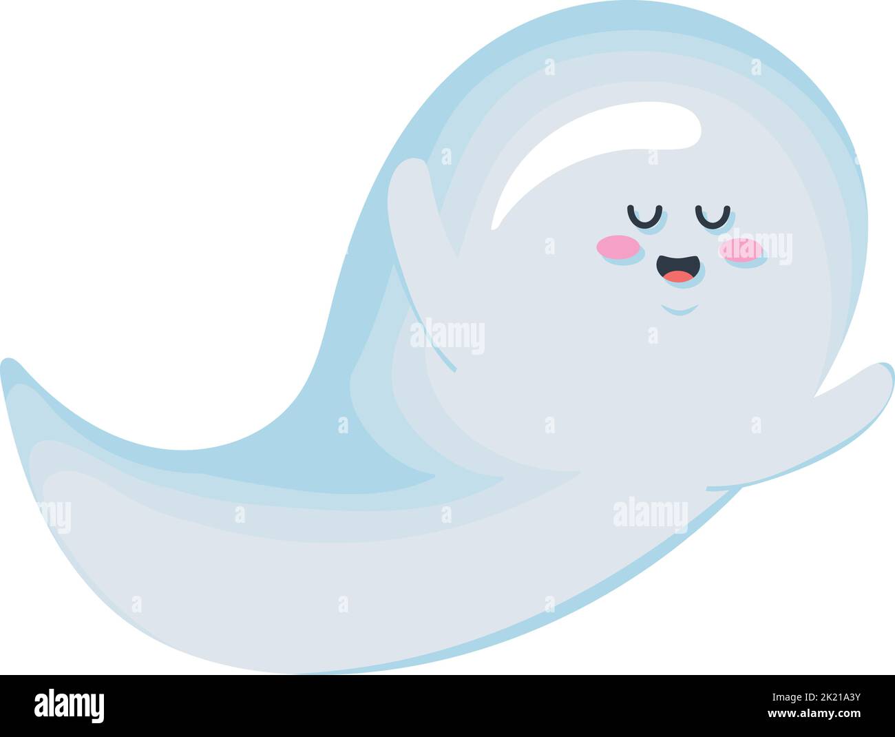 cute ghost flying halloween Stock Vector Image & Art - Alamy