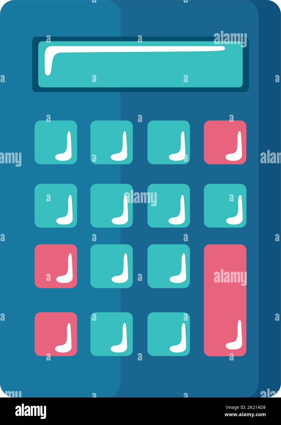 calculator math device Stock Vector Image & Art - Alamy