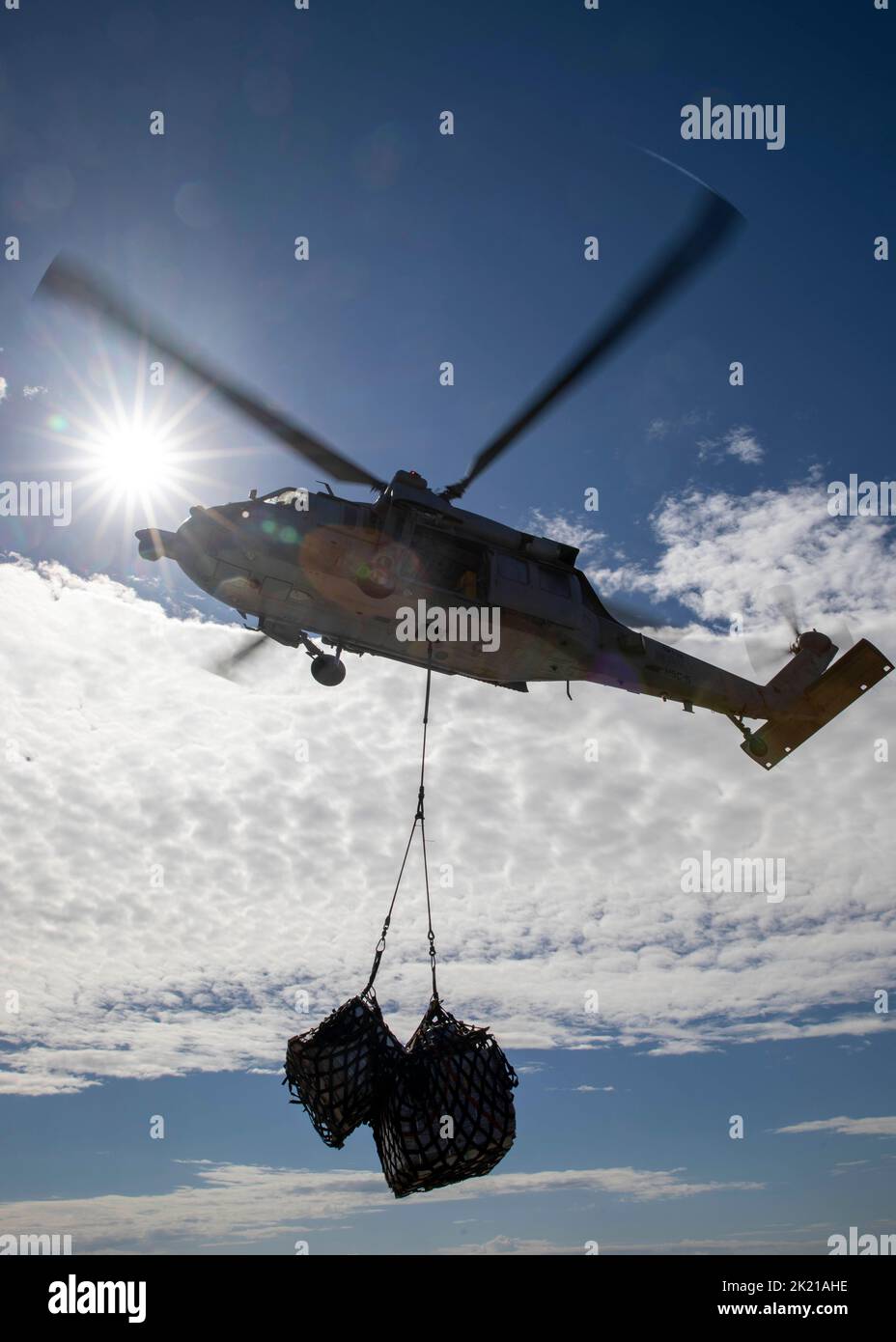 220920-N-ZG822-1412 ADRIATIC SEA (Sept. 20 2022) An MH-60S Nighthawk ...