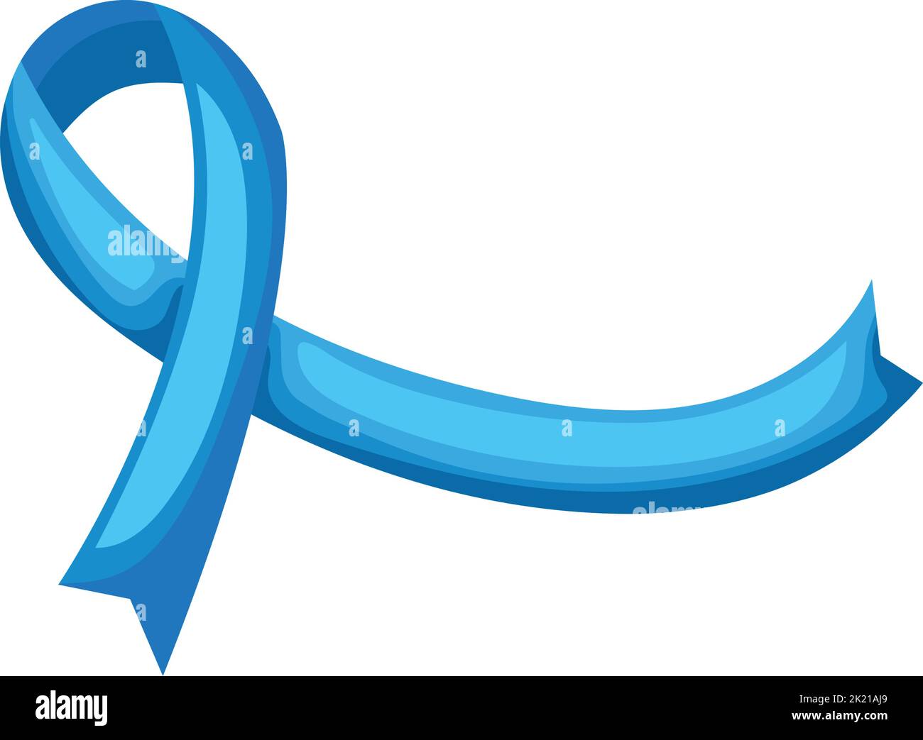 blue color ribbon campaign Stock Vector Image & Art - Alamy