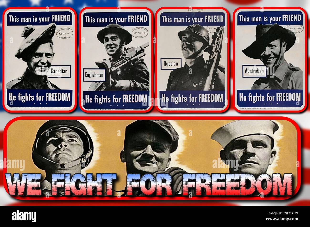 U.S. Posters Printed During World War II Stock Photo - Alamy