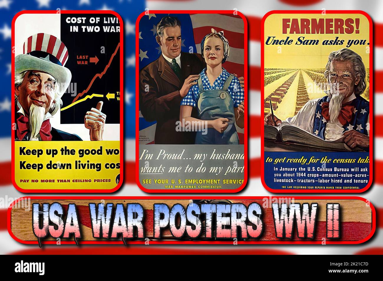 U.S. Posters Printed During World War II Stock Photo - Alamy