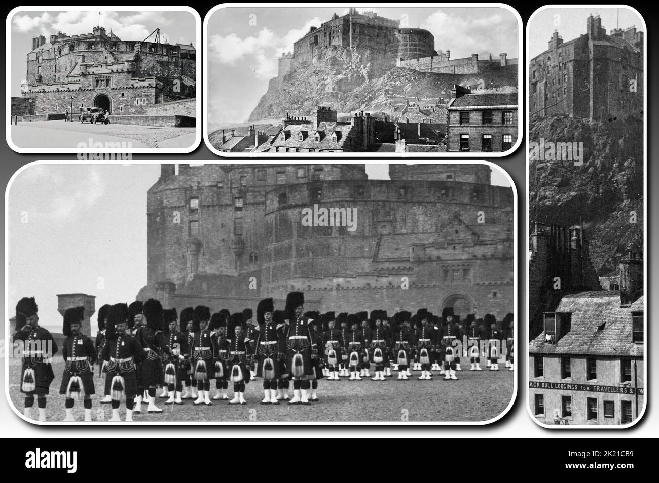 The city of Edinburgh in the late 1800s and early 1900s Stock Photo - Alamy