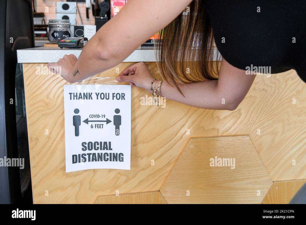 Health counter on hand hi-res stock photography and images - Alamy