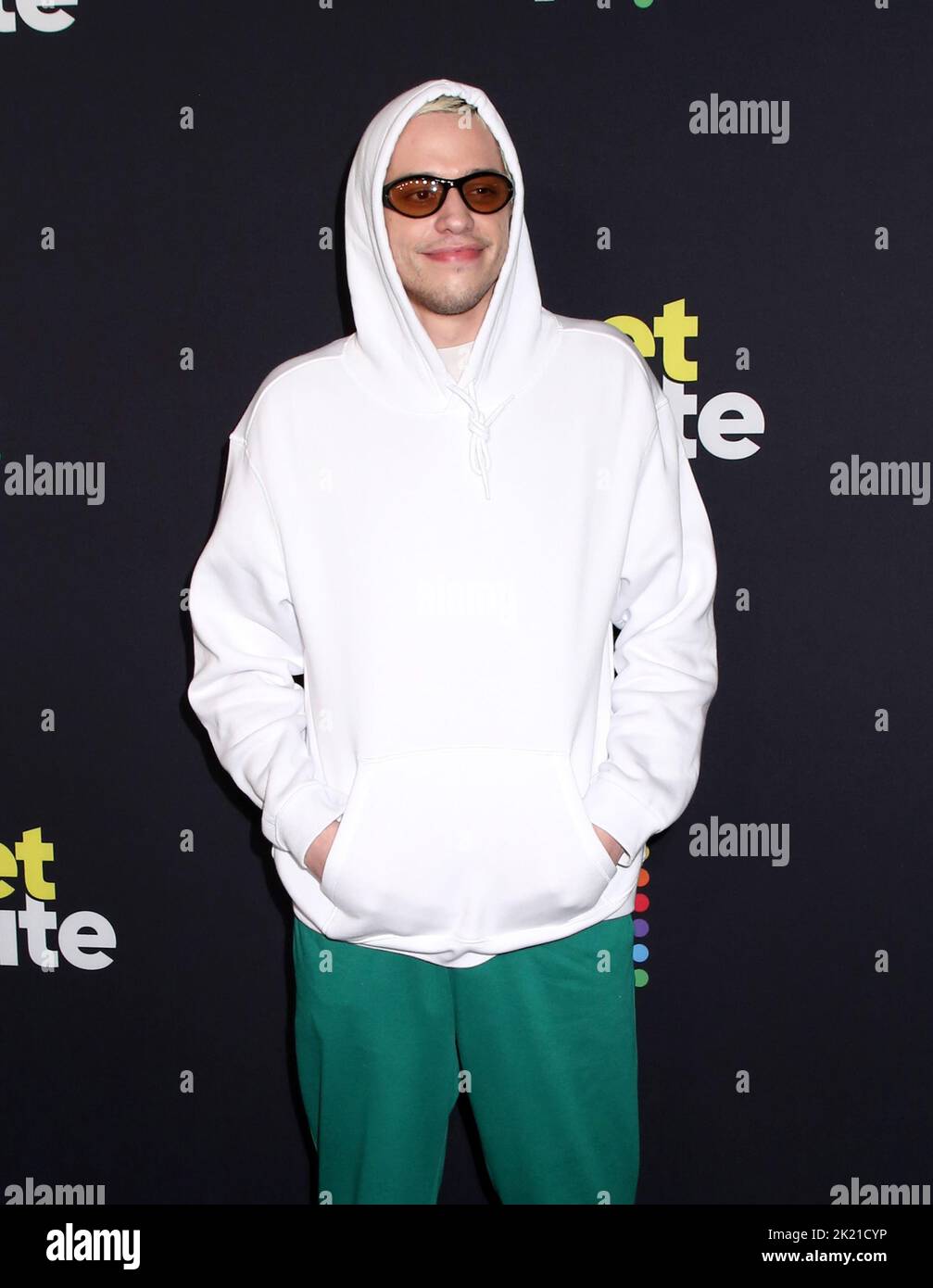 Pete Davidson attending Peacock's 'Meet Cute' Premiere held at ...