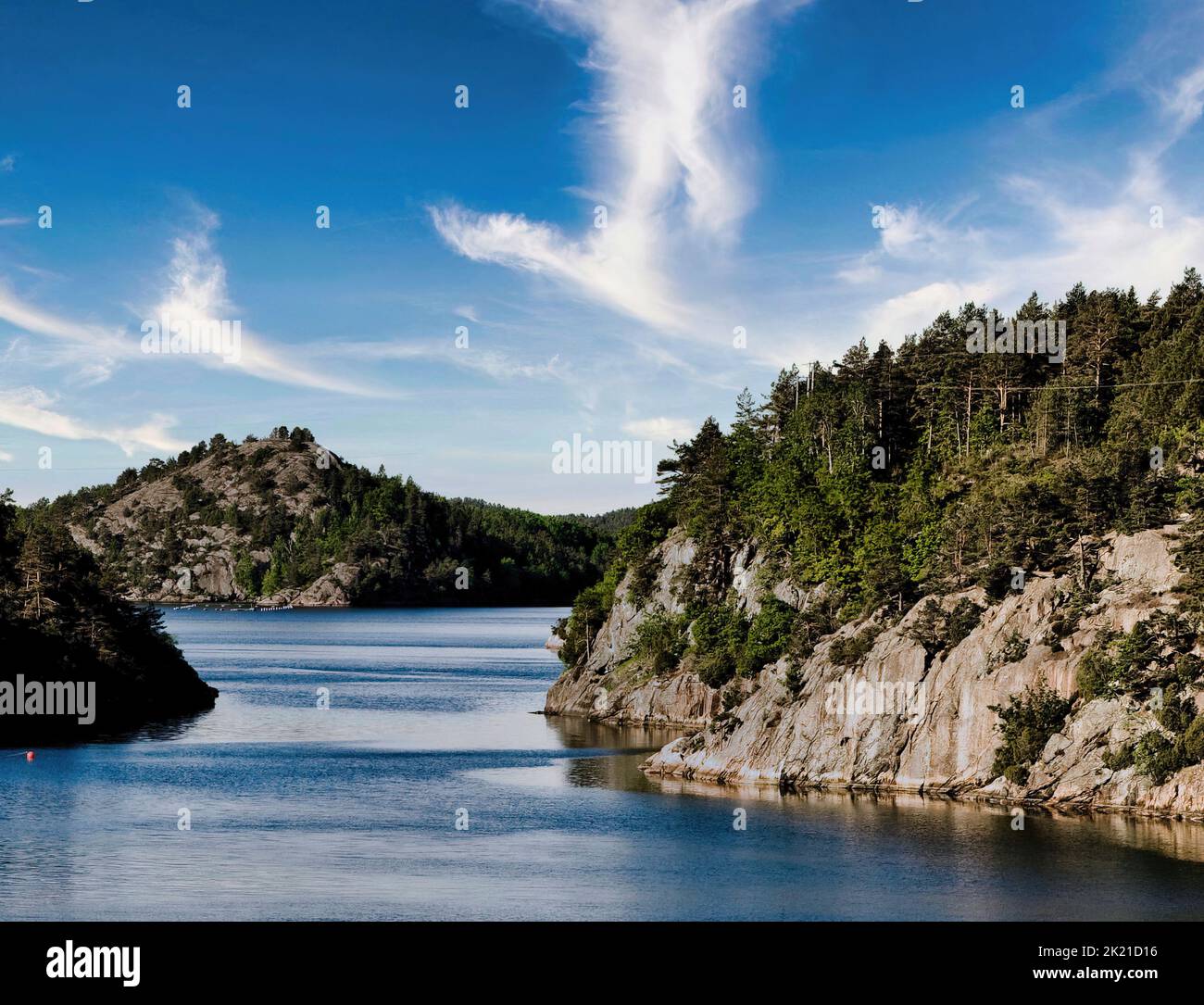The idyllic nature of Norwegian landscapes Stock Photo - Alamy