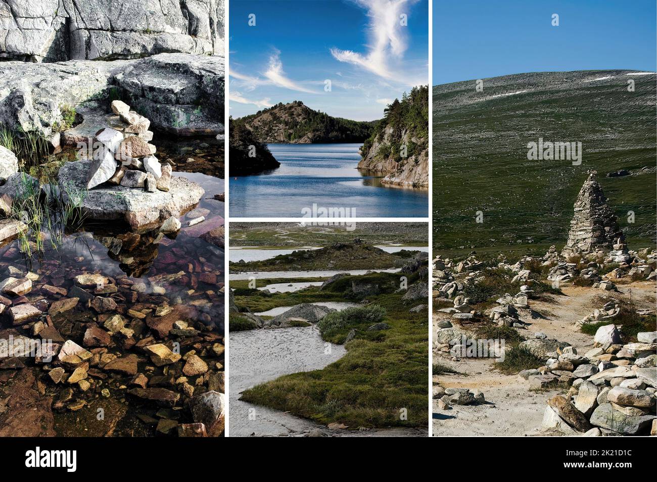 The idyllic nature of Norwegian landscapes Stock Photo - Alamy