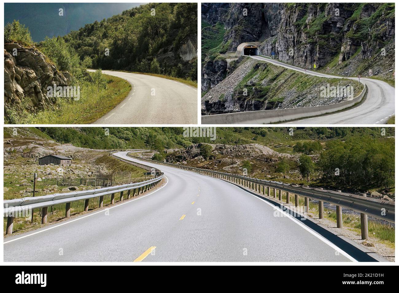 Scenic road Cut Out Stock Images & Pictures - Alamy