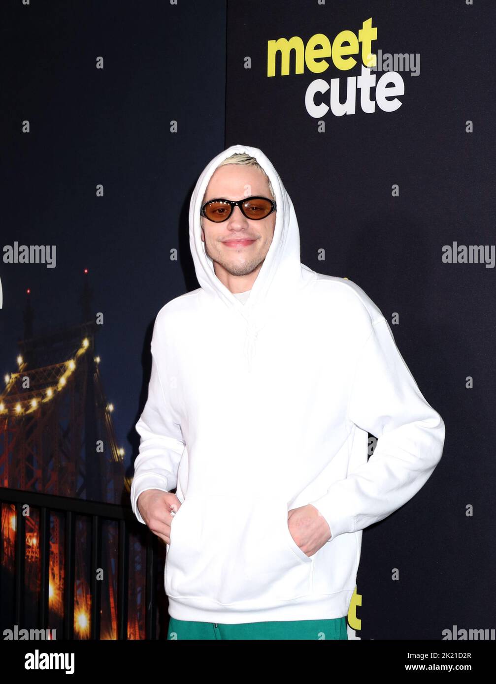 Pete Davidson attending Peacock's 'Meet Cute' Premiere held at ...
