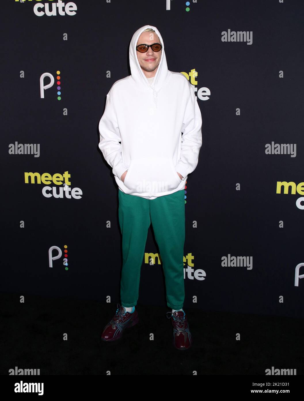Pete Davidson attending Peacock's 'Meet Cute' Premiere held at ...