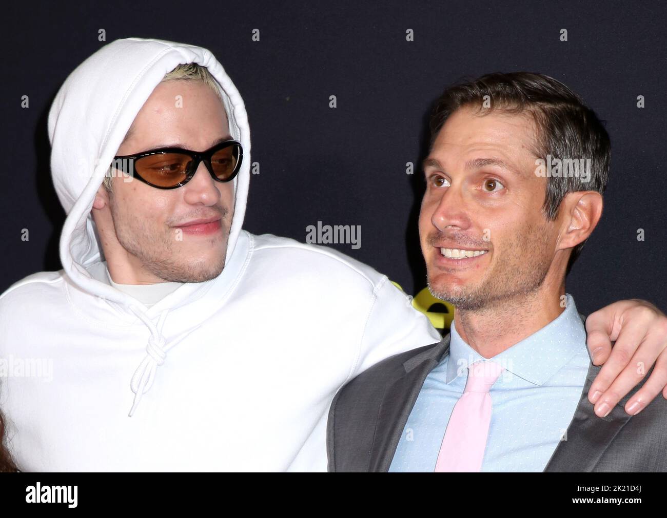 Pete Davidson and Alex Lehmann attending Peacock's 'Meet Cute' Premiere ...