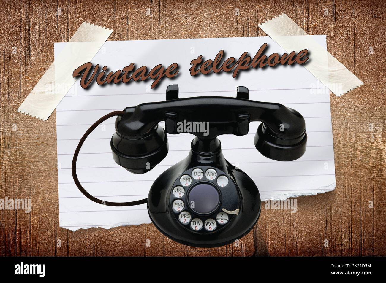 Rotary phone 1950s hi-res stock photography and images - Alamy