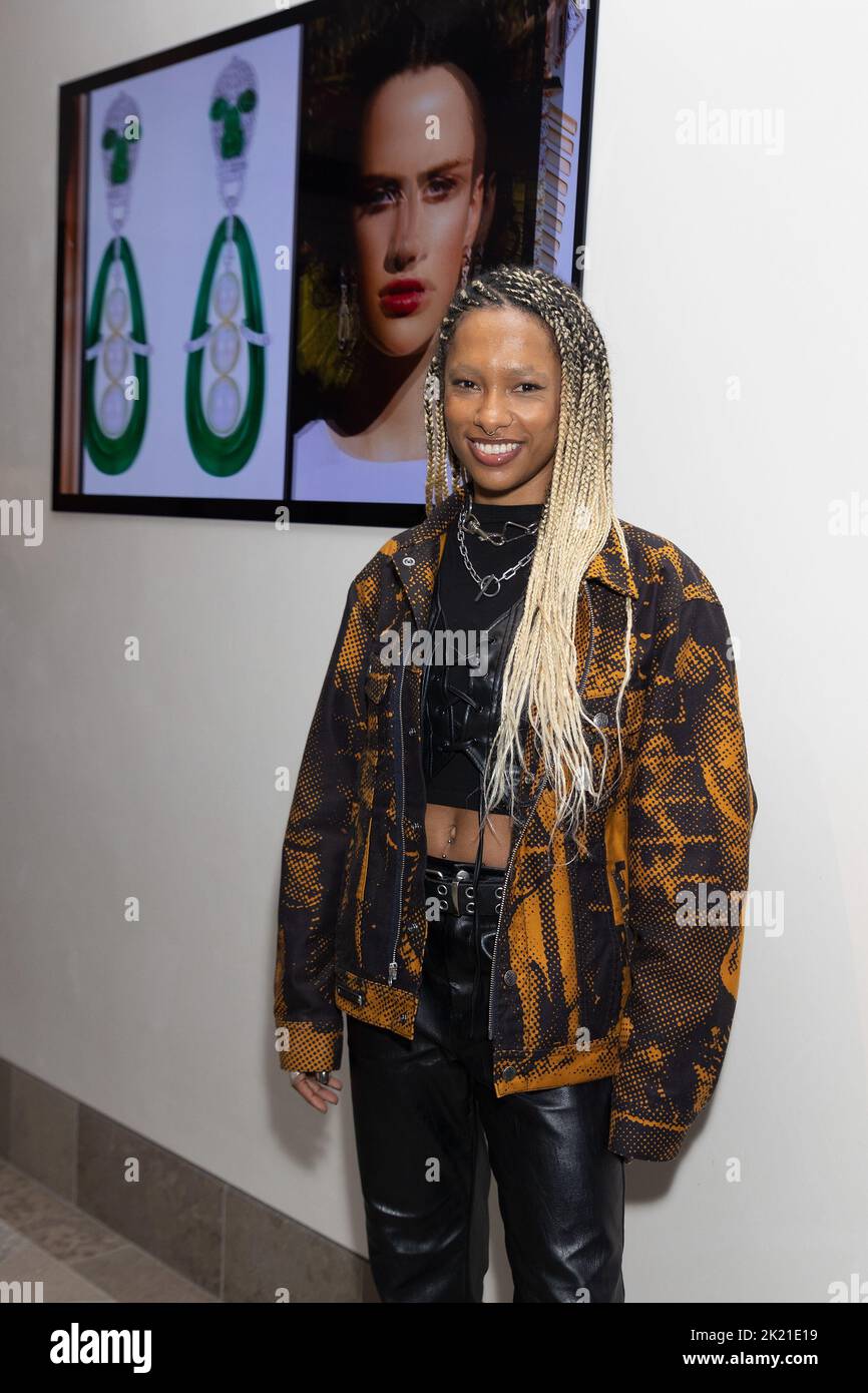 Jessica Lawrence attends the launch of Brilliant and Black, a new ...