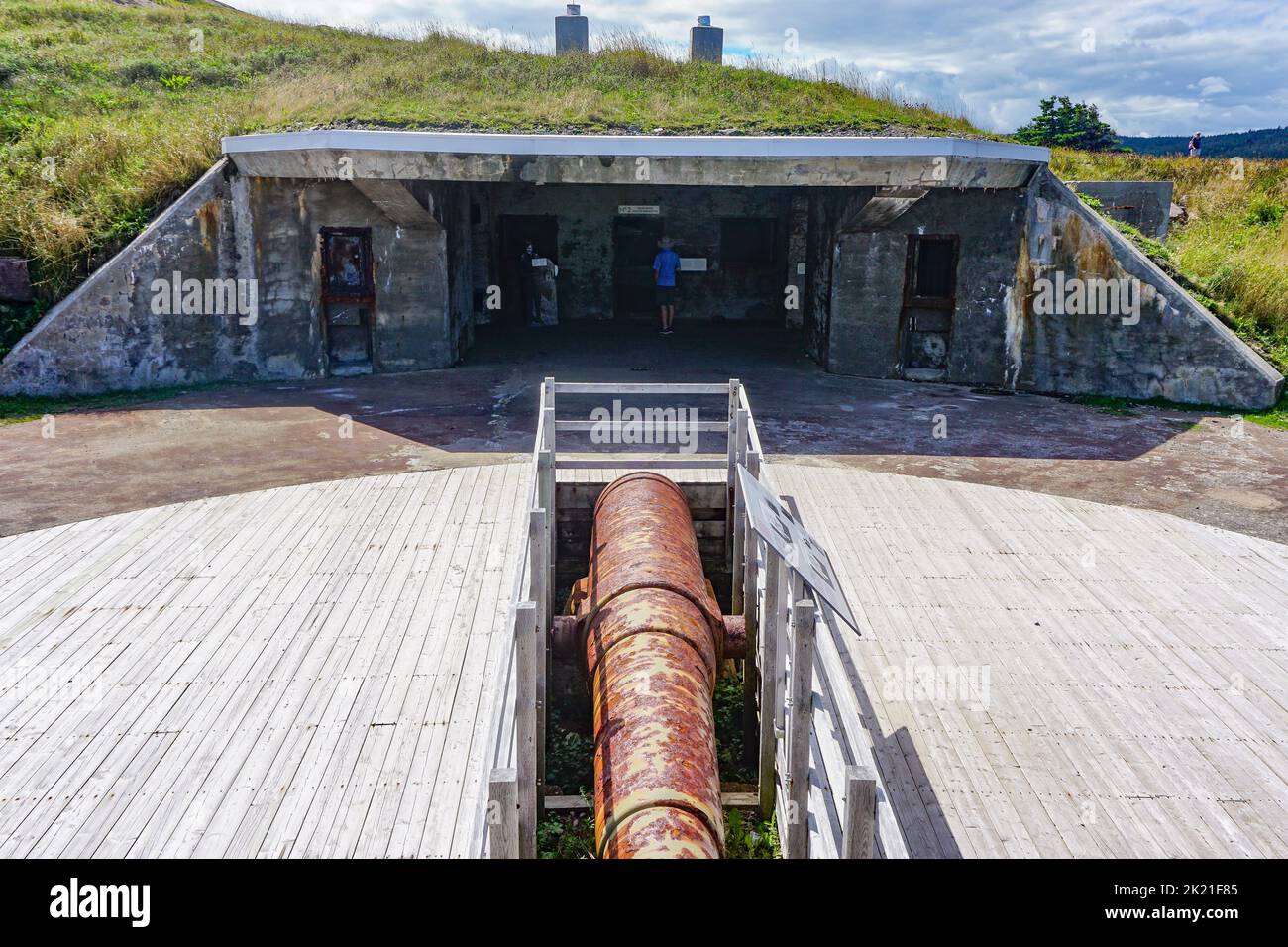 Cape Spear, Newfoundland, Canada: Underground passages leading to ...