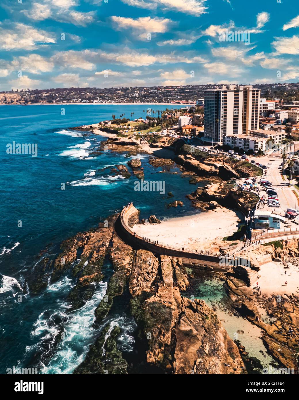 A scenic aerial view of La Jolla Stock Photo - Alamy