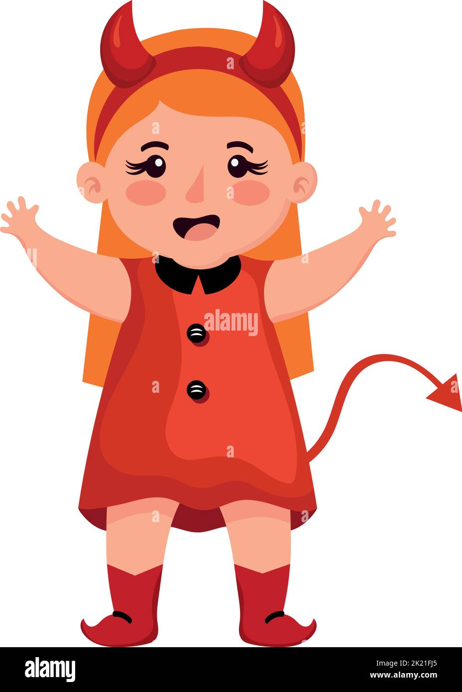 Devil lady Stock Vector Images - Alamy