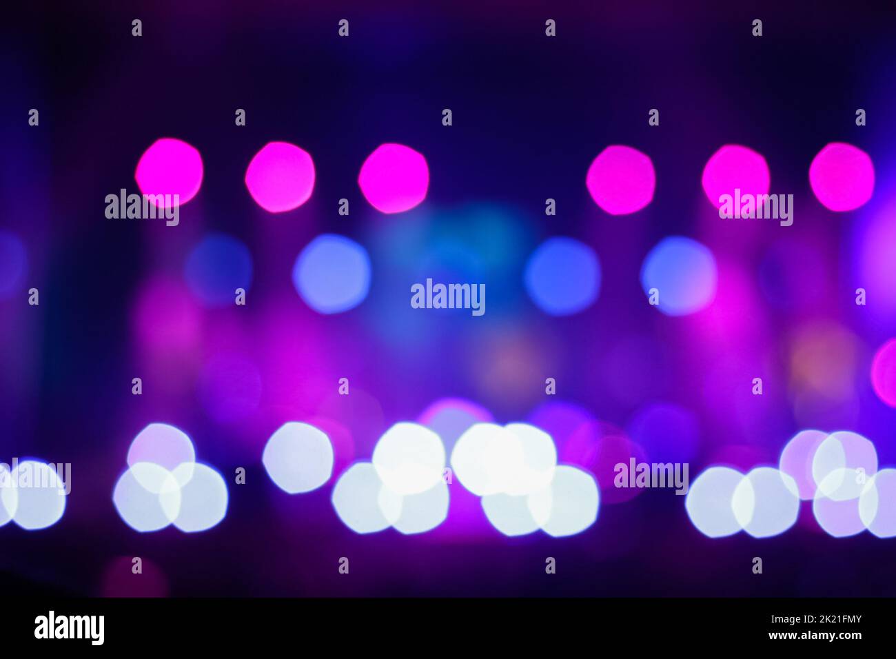 Defocus blurred abstract purple bokeh background. Festive spotted ...