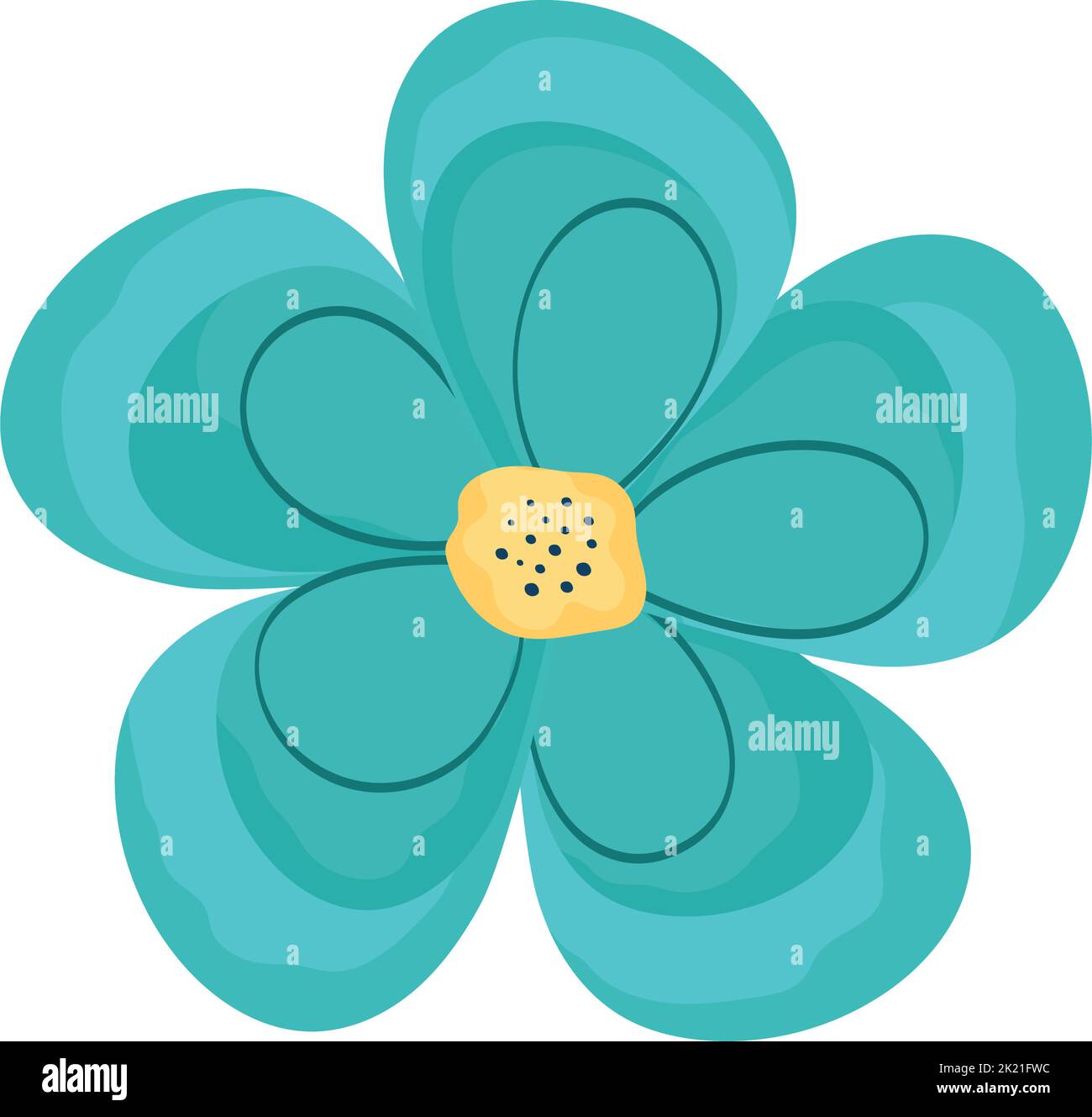 green flower garden Stock Vector Image & Art - Alamy