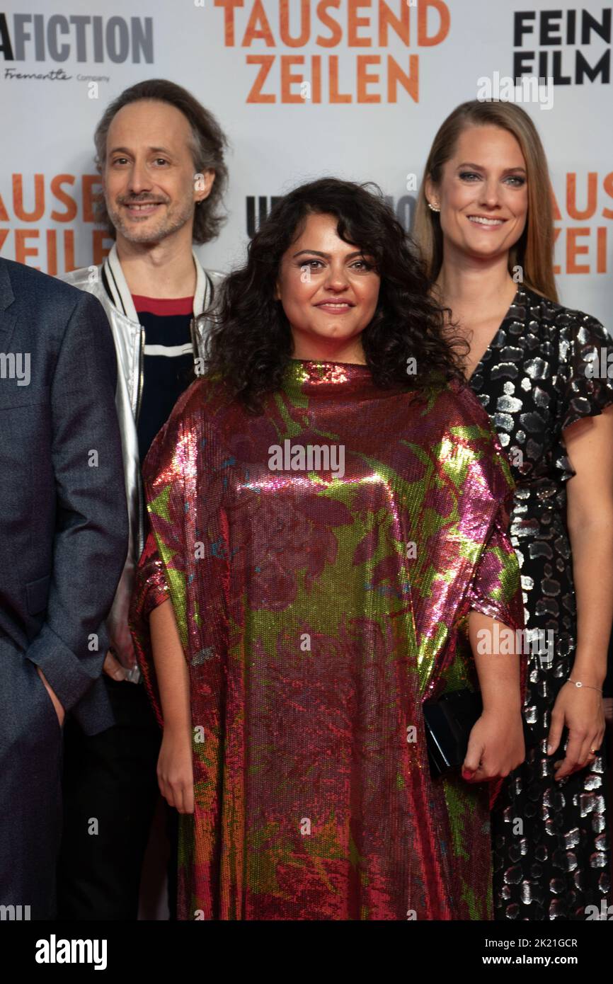 September 21, 2022, Munich, Bavaria, Germany: Auf dem roten Teppich ...