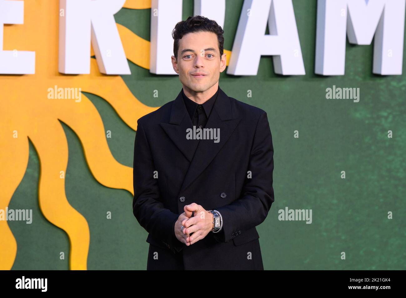 London, UK. 21 September 2022. Rami Malek attending the European ...