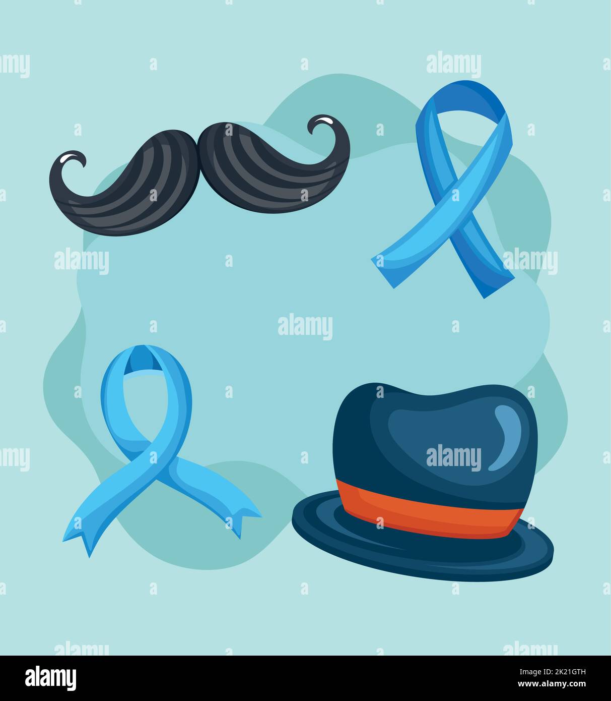 four movember campaign icons Stock Vector Image & Art - Alamy