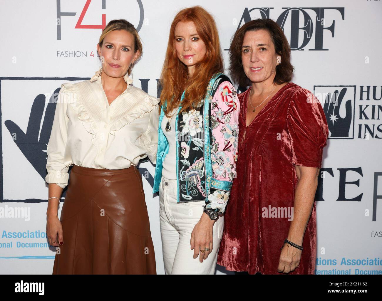 New York, NY, USA. 21st Sep, 2022. Poppy Harlow, Odessa Rae, Maria ...