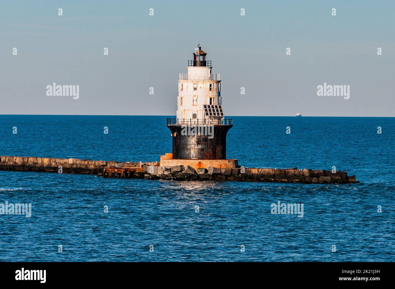 Harbor of Refuge Lighthouse, Cape Henlopen, Delaware USA, Delaware ...