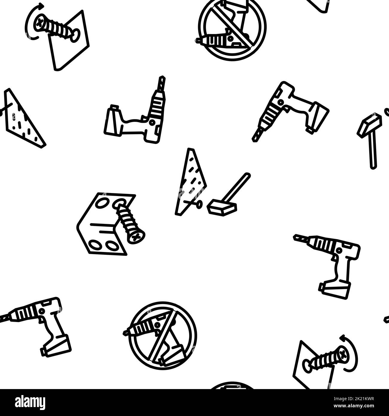 Woman self assembly furniture Stock Vector Images - Alamy