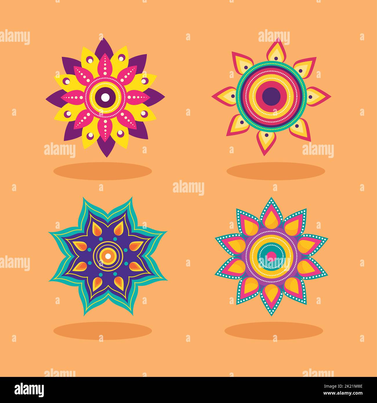 Four mandalas hi-res stock photography and images - Alamy