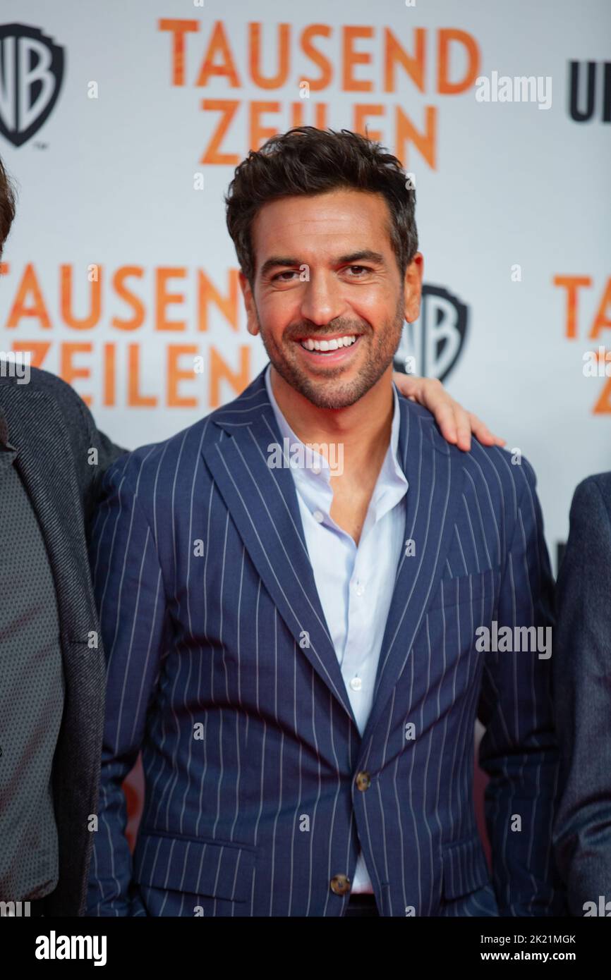 September 21, 2022, Munich, Bavaria, Germany: Elyas M'Barek bei der ...