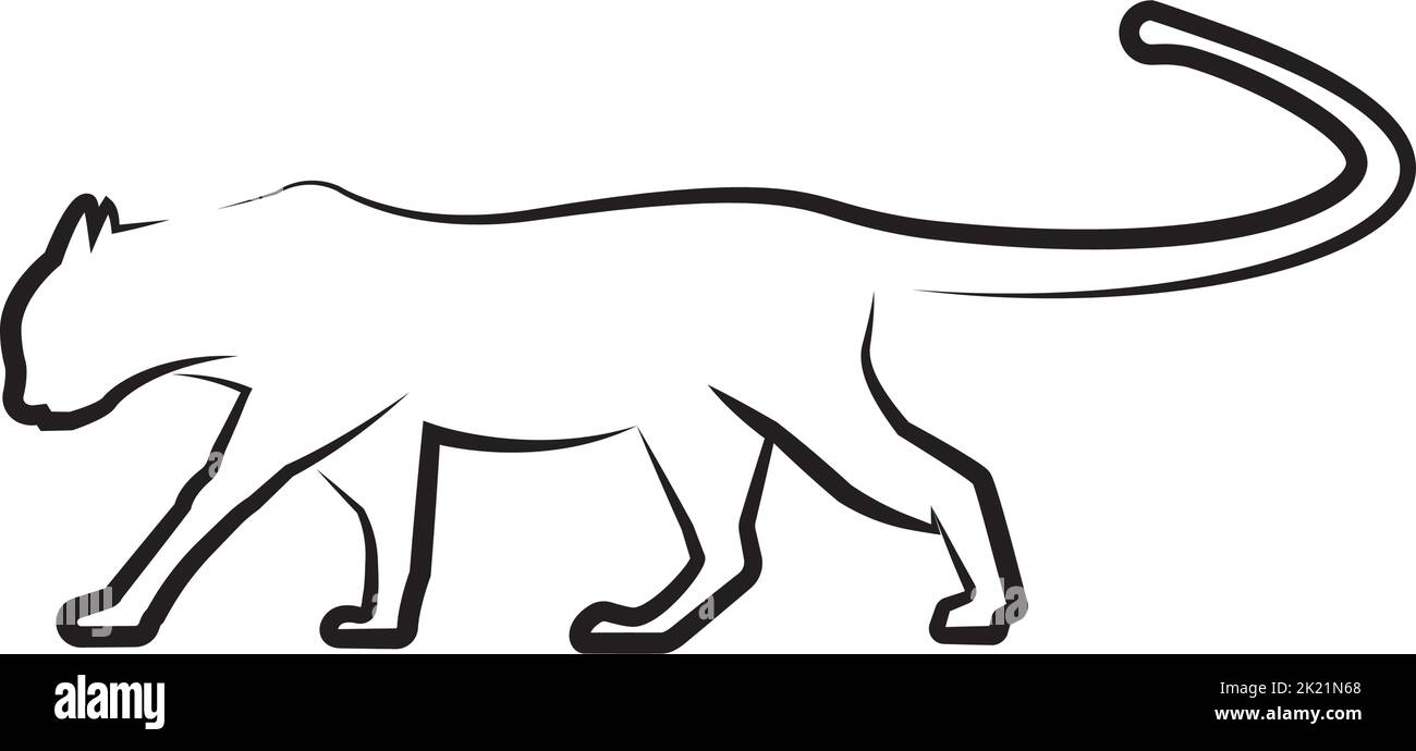 Puma Logo design vector illustration design template Stock Vector Image ...