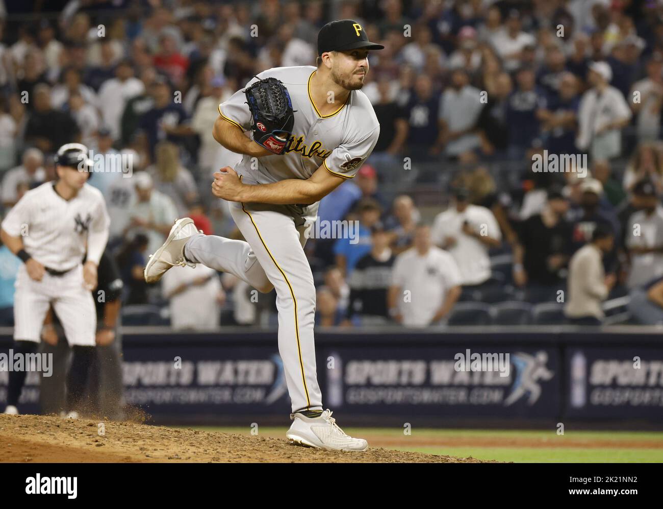Pittsburgh Pirates pitcher Eric Stout throws against the New York ...